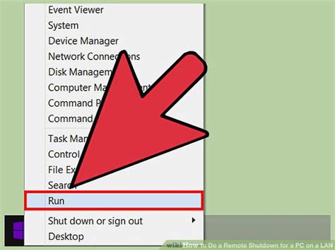 Ways To Do A Remote Shutdown For A PC On A LAN WikiHow