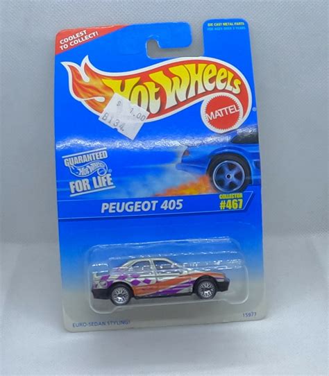 Peugeot 405 Euro 1995 New Moc Mattel Hot Wheels
