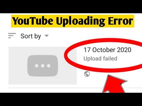 Fix Youtube Upload Failed Problem Solve Uploading Failed Problem In Youtube YouTube