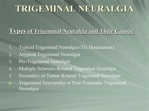 Trigeminal Neuralgia Pptx