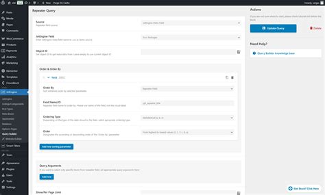 How To Use Sorting Filter With Repeater Field — Jetengine Crocoblock