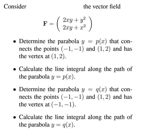 Solved Consider The Vector Field F2xyy22xyx2