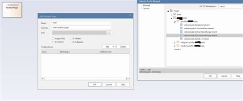 Enterprise Architect Cant Add Stereotypes To Toolbox Page Stack Overflow