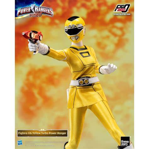 Power Rangers Turbo Yellow Turbo Power Ranger Figzero 16 Scale Action