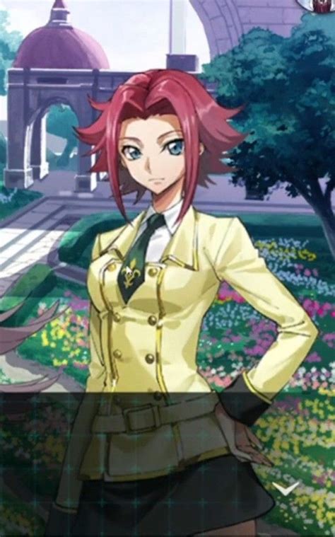 Kallen Kozuki in Code geass Genesis Recode ผหญง
