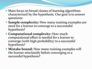 Computational Learning Theory PPT