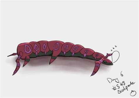 Day 4 545 Scolipede By Dcinoot On Deviantart