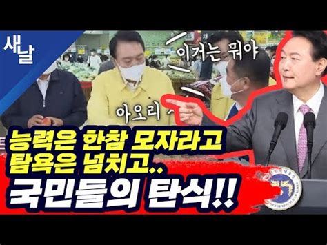 본 윤석열이라는 인간과 대통령이라는 자리의 잘못된 만남 친낙계가 모르는 그들이 망한 이유 김건희 의혹 끝은 어디일까 등