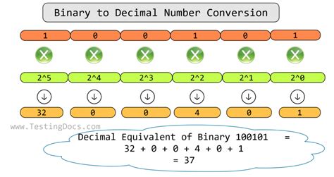 Binary To Decimal Number Conversion TestingDocs