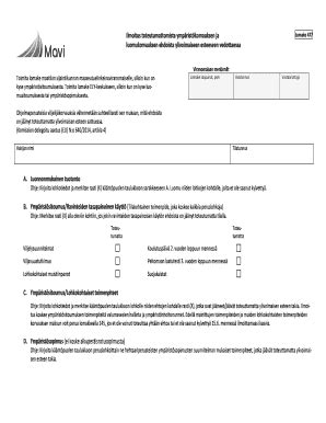 Fillable Online Lomake Ilmoitus Toteutumattomista Ymp Rist Korvauksen Ja Lomake Fi Fax