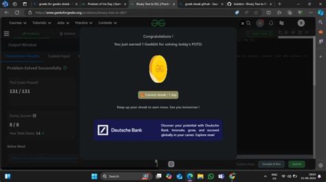 Srinivasa Reddy Badam On Linkedin Day3 Geekstreak2024 C Programming Iiitn Greeksforgeeks