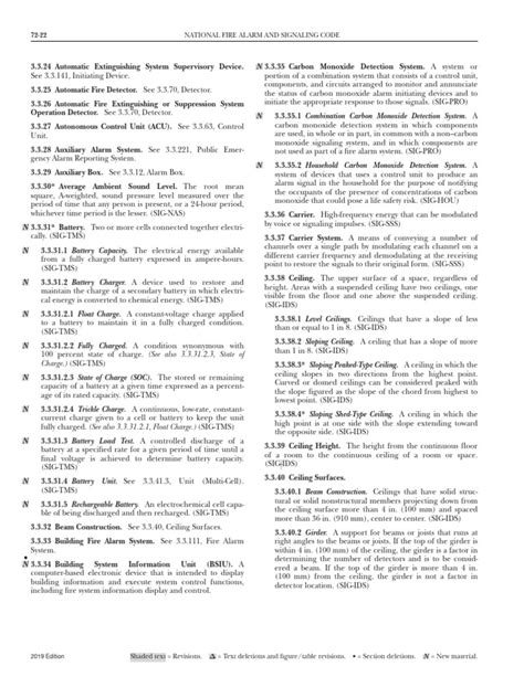 Nfpa 72 2019 25 Pdf Rechargeable Battery Detector Radio