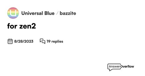 For Zen2 Universal Blue