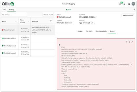 A Qlik Automation Scheduled To Reload An App Shows Qlik Community