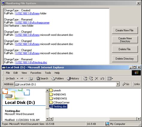 Monitoring File System Using Filesystemwatcher Class Part 2 Steven