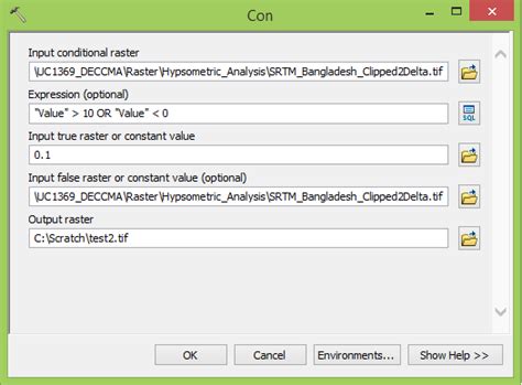 Arcgis How To Modify Values In A Raster That Are Smaller OR Larger Than Two Thresholds