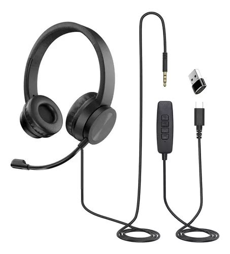Fones De Ouvido Usb Com Microfone Para Escritório De Call Ce Parcelamento Sem Juros