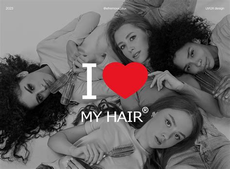 Сайт для бренда расчесок I love my hair :: Behance