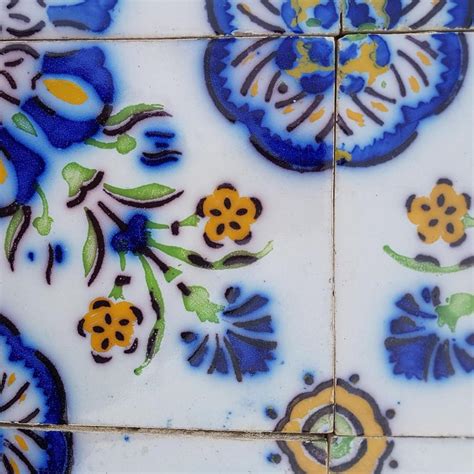 1 Of The 410 Handmade Antique Ceramic Tiles By Devres France 1910s