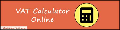 Online VAT Calculator