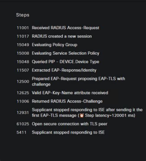 5411 Supplicant Stopped Responding To Ise Cisco Community
