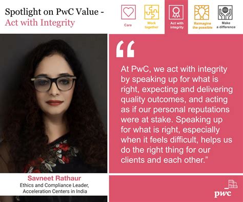 Pwcproud Teampwc Actwithintegrity Pwc Acceleration Center India