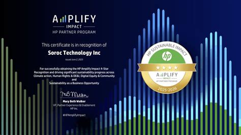 Soroc Technology Is Honoured To Be The First Hp Amplify Partner In Canada To Achieve Fy25 4 Star