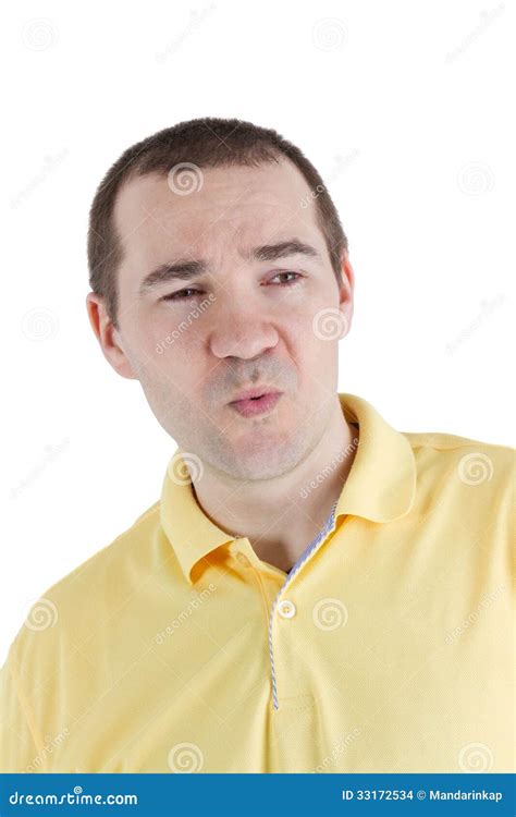 Man With The Disappointment On His Face Stock Photo Image Of Away Disappointment 33172534