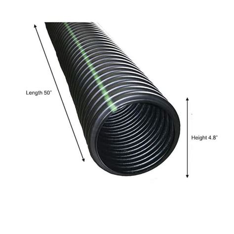 Corrugated Plastic Pipe Dimensions 600mm Diameter Flanged Nestable