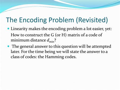 ppt linear block codes powerpoint presentation free download id 583570