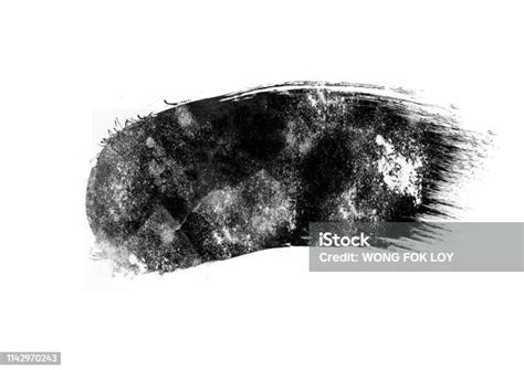 배경에 대 한 블랙 컬러 그래픽 패치 그래픽 브러쉬 스트로크 디자인 효과 요소 0명에 대한 스톡 사진 및 기타 이미지 0명 디자인 말레이시아 Istock