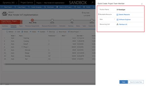 Assign Generic Bookable Resources To A Task And Project Team In Psa