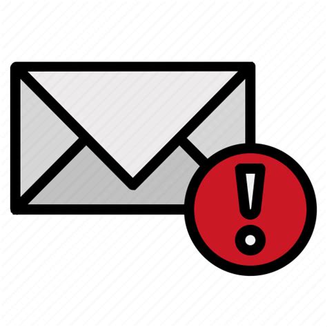 Email Inbox Mail Message Warning Icon