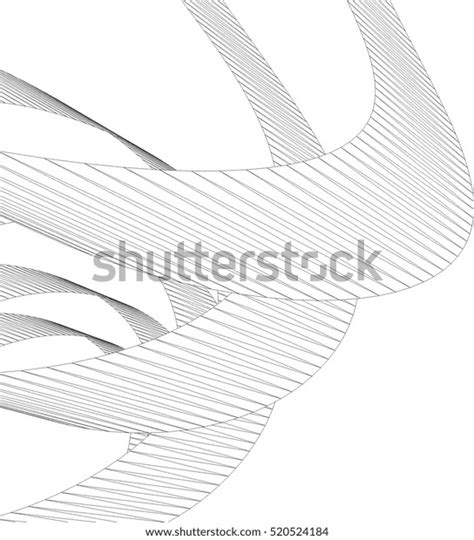 Abstract Architecture 3d Design Stock Vector Royalty Free 520524184 Shutterstock
