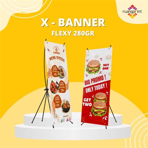 Jual Cetak X Banner 60 X 160 X Banner Bahan Flexy 280gr Cetak X