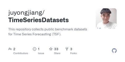 Github Juyongjiang Timeseriesdatasets This Repository Collects Public Benchmark Datasets For