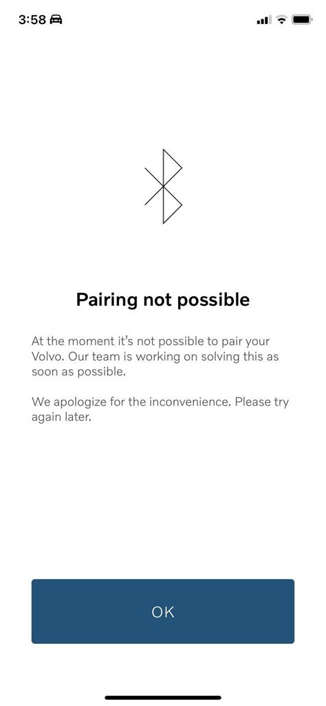 XC Recharge App Won T Pair SwedeSpeed Volvo Performance Forum