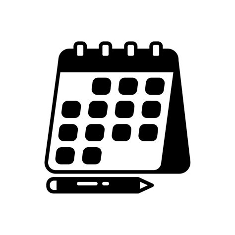 Work Scheduling Icon In Vector Illustration 25729628 Vector Art At Vecteezy