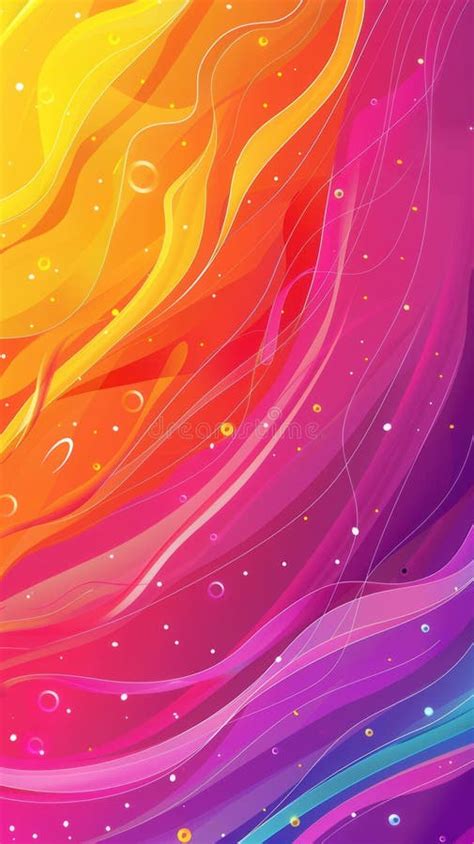 Abstract Geometric Shapes Colorful Background High Detailed Plain