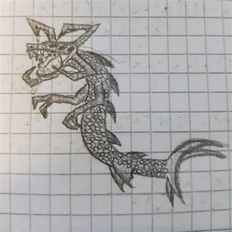 How To Draw A Dragon On Graph Paper