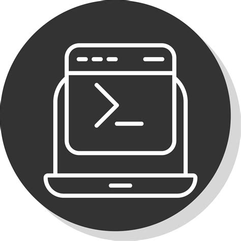 Command Line Vector Icon Design 21343387 Vector Art At Vecteezy