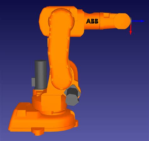Robotic Arm Home Position Of Robot Created Using Modified Dh