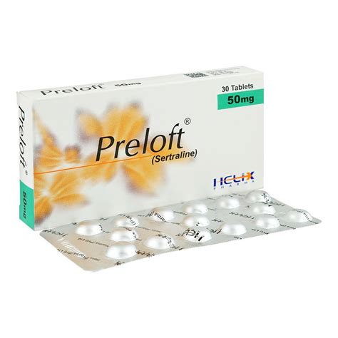 Preloft 50mg Tablets Box