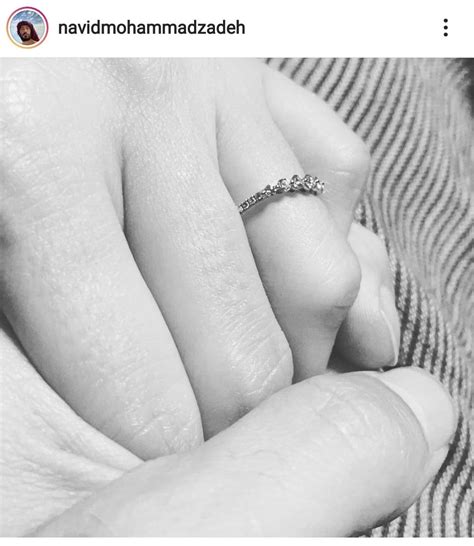 عکس از حلقه های عروسی میلیاردی نوید محمد زاده و فرشته حسینی ازدواج