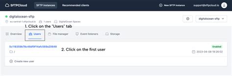 How To Access Digitalocean Spaces Via Ftp And Sftp Sftpcloud