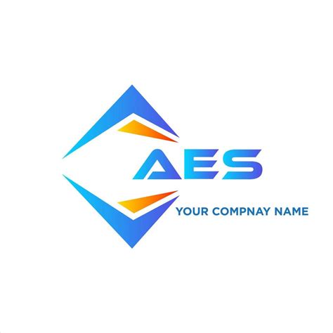 Aes Abstract Technology Logo Design On White Background Aes Creative