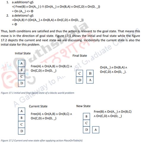 Progression Regression And Goal Stack Planning Artificial Intelligence