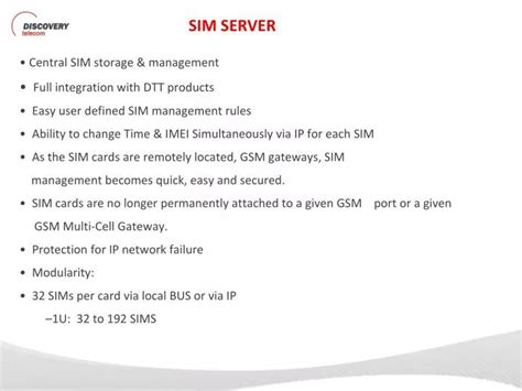 PPT SIM SERVER PowerPoint Presentation Free Download ID