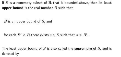 Real Analysis A Different Explanation To Supremum Mathematics