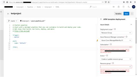 Using Managed Identity In Azure Pipelines Getuseraccesstoken Failed